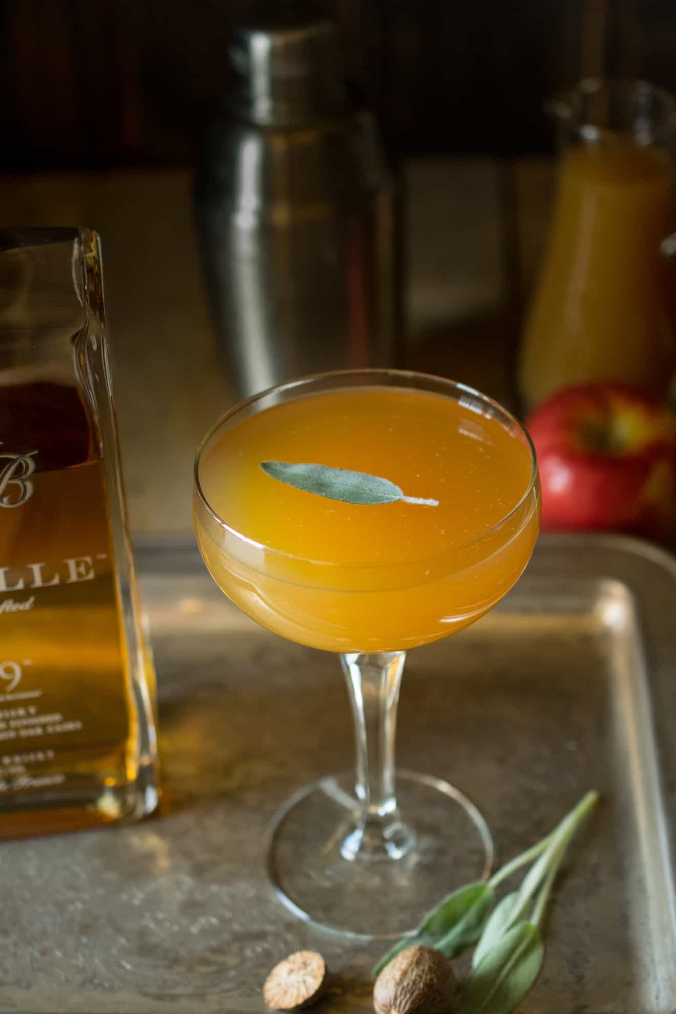 Apple Sidecar Cocktail - Culinary Ginger