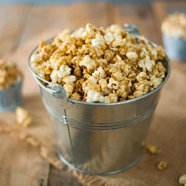Apple Cider Caramel Popcorn