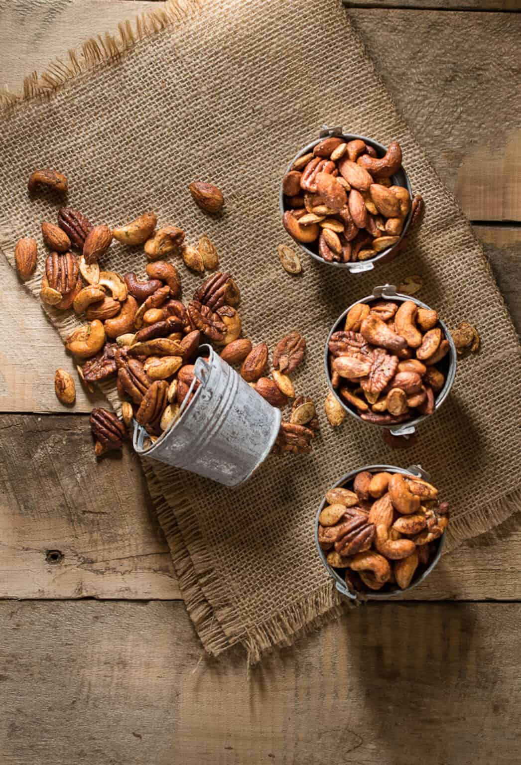 Autumn Spiced Nuts - Culinary Ginger