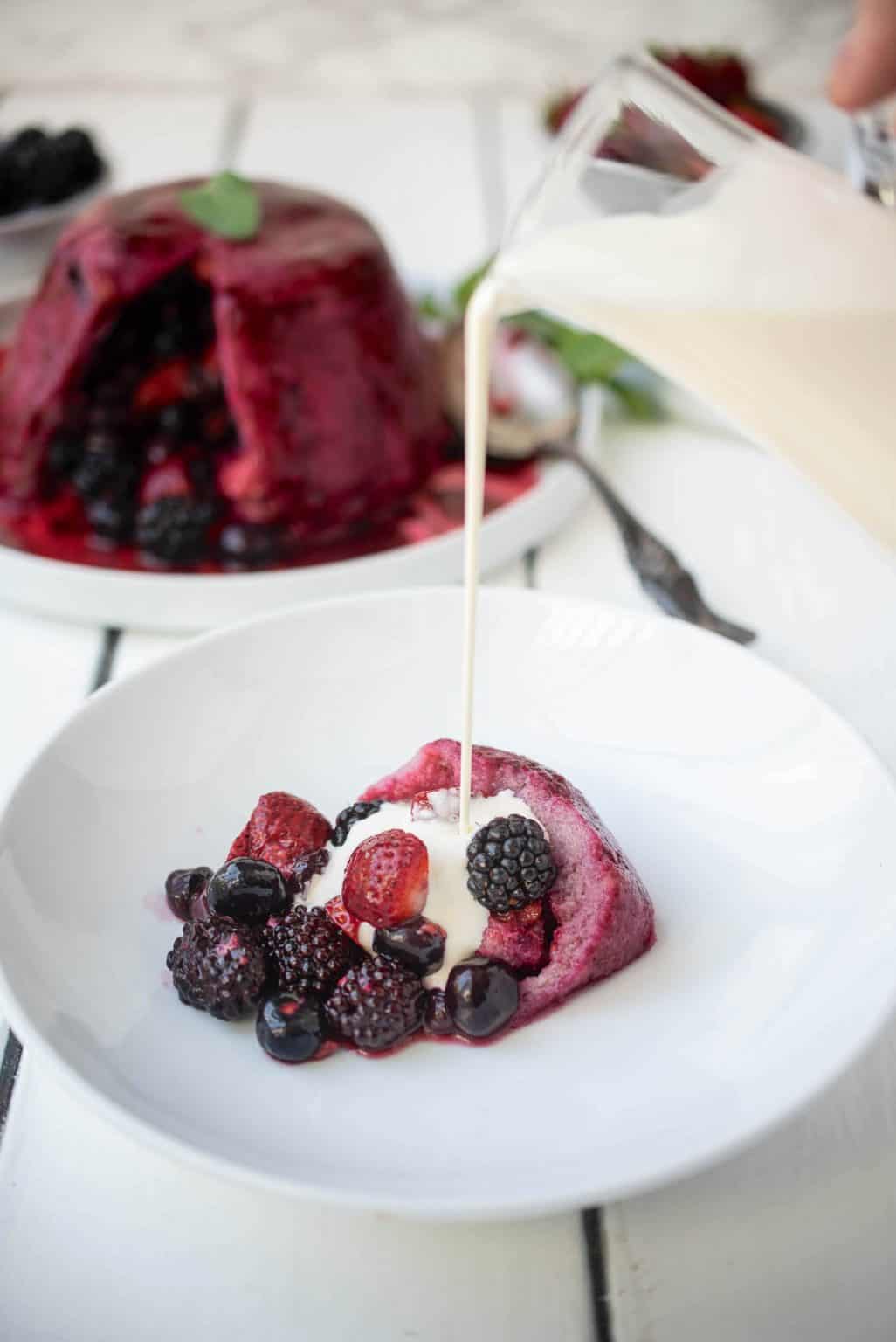 British Berry Summer Pudding - Culinary Ginger