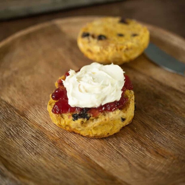 British Pumpkin Spice Scones - Culinary Ginger