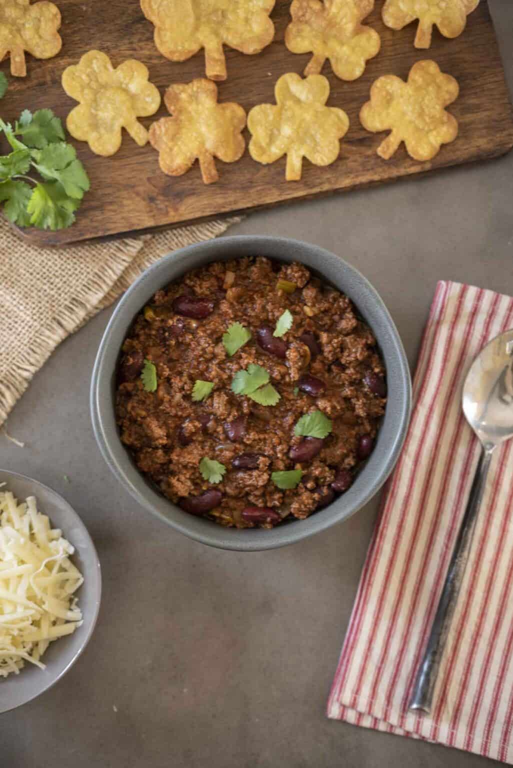 Luck of the Irish Chili Con Carne - Culinary Ginger