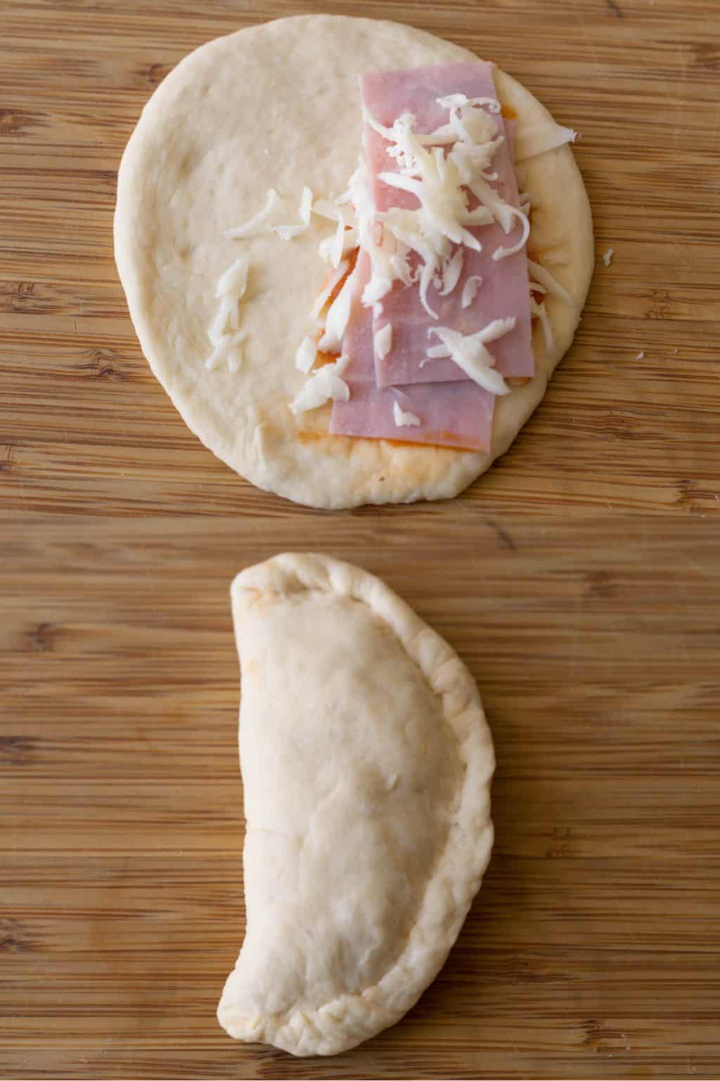 Mini Ham & Cheese Calzone