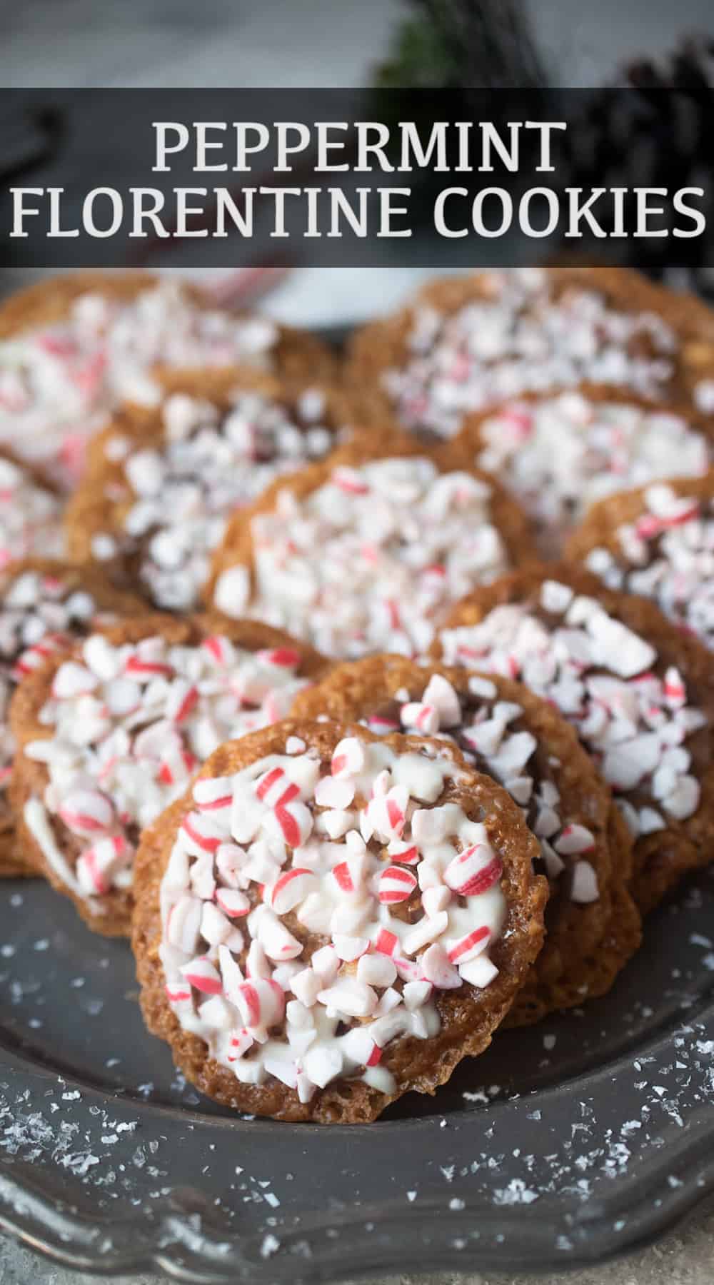 Peppermint Florentine Cookies - Culinary Ginger