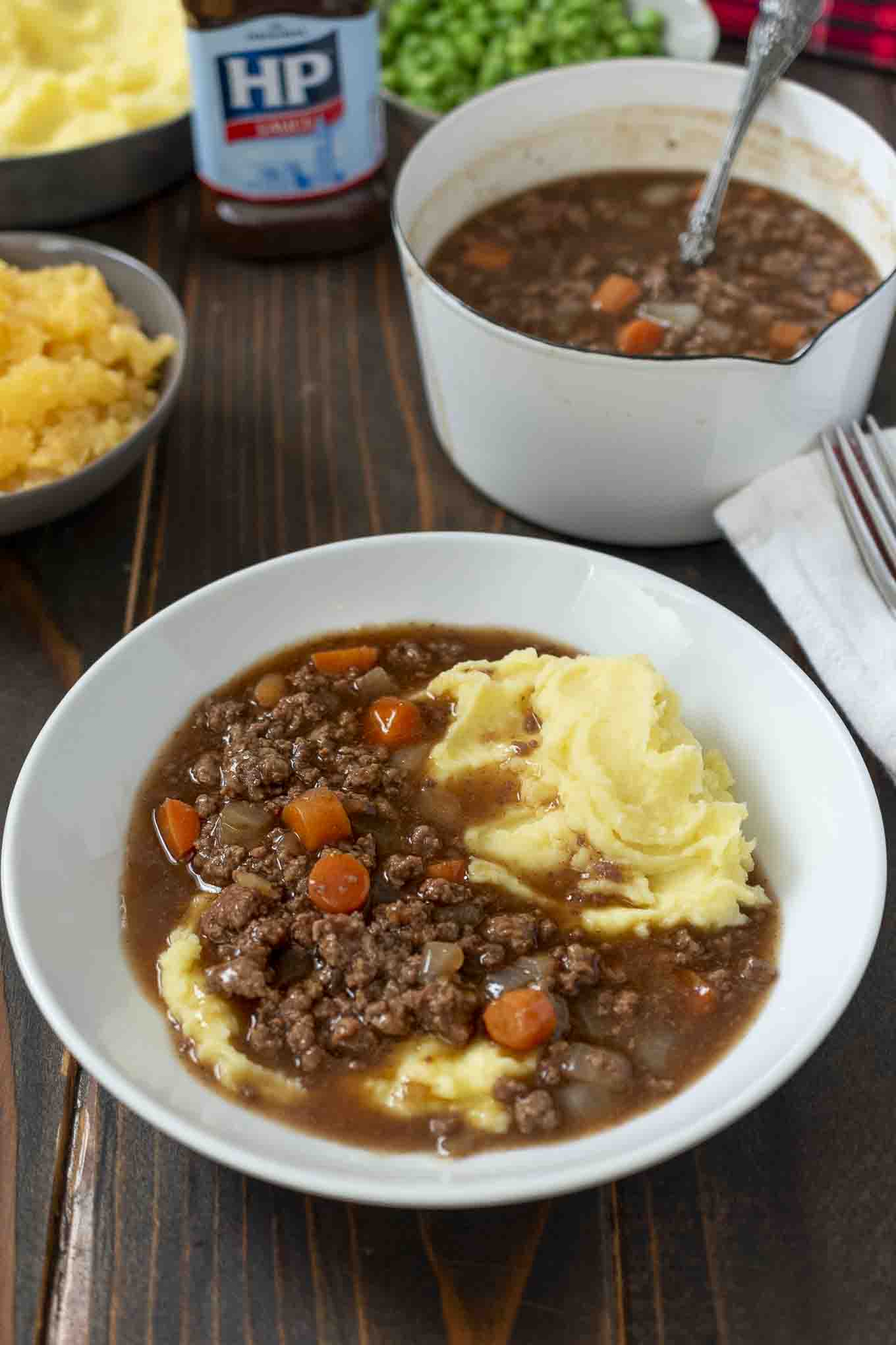 Scottish Mince and Tatties (Minced Beef and Potatoes)