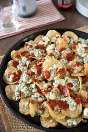 Spicy Blue Cheese Potato Chips - Culinary Ginger