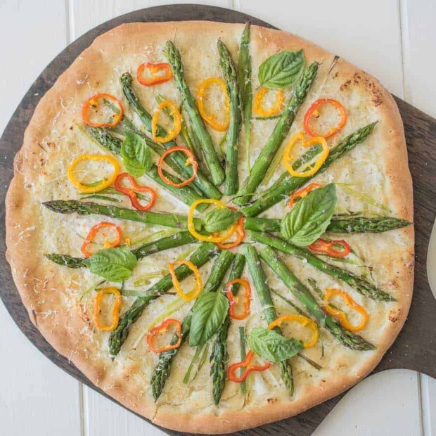 Spring Vegetable Pizza