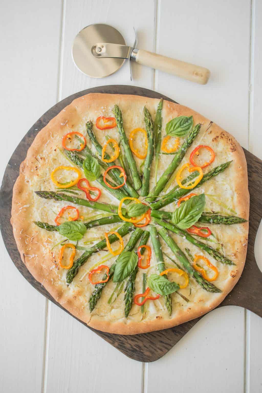 Spring Vegetable Pizza