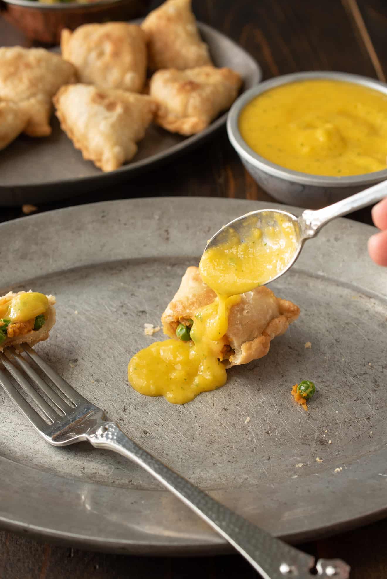 Sweet Potato Samosas - Culinary Ginger