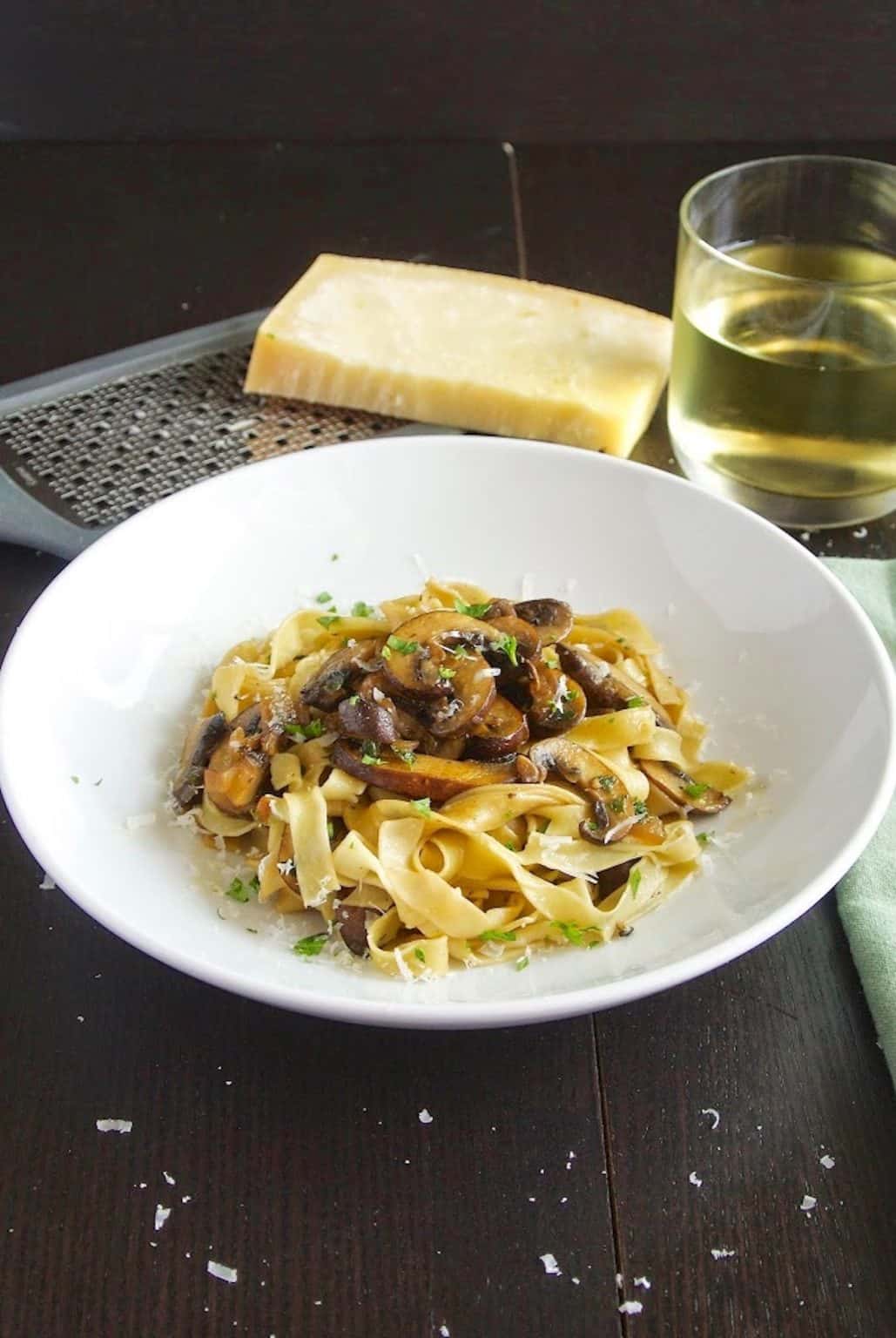Tagliatelle with Mushrooms (Tagliatelle ai Funghi)