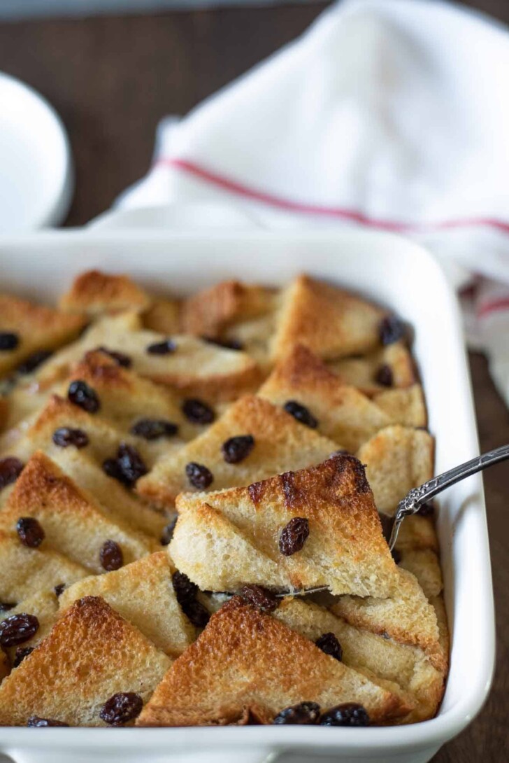 Traditional British Bread and Butter Pudding - Culinary Ginger